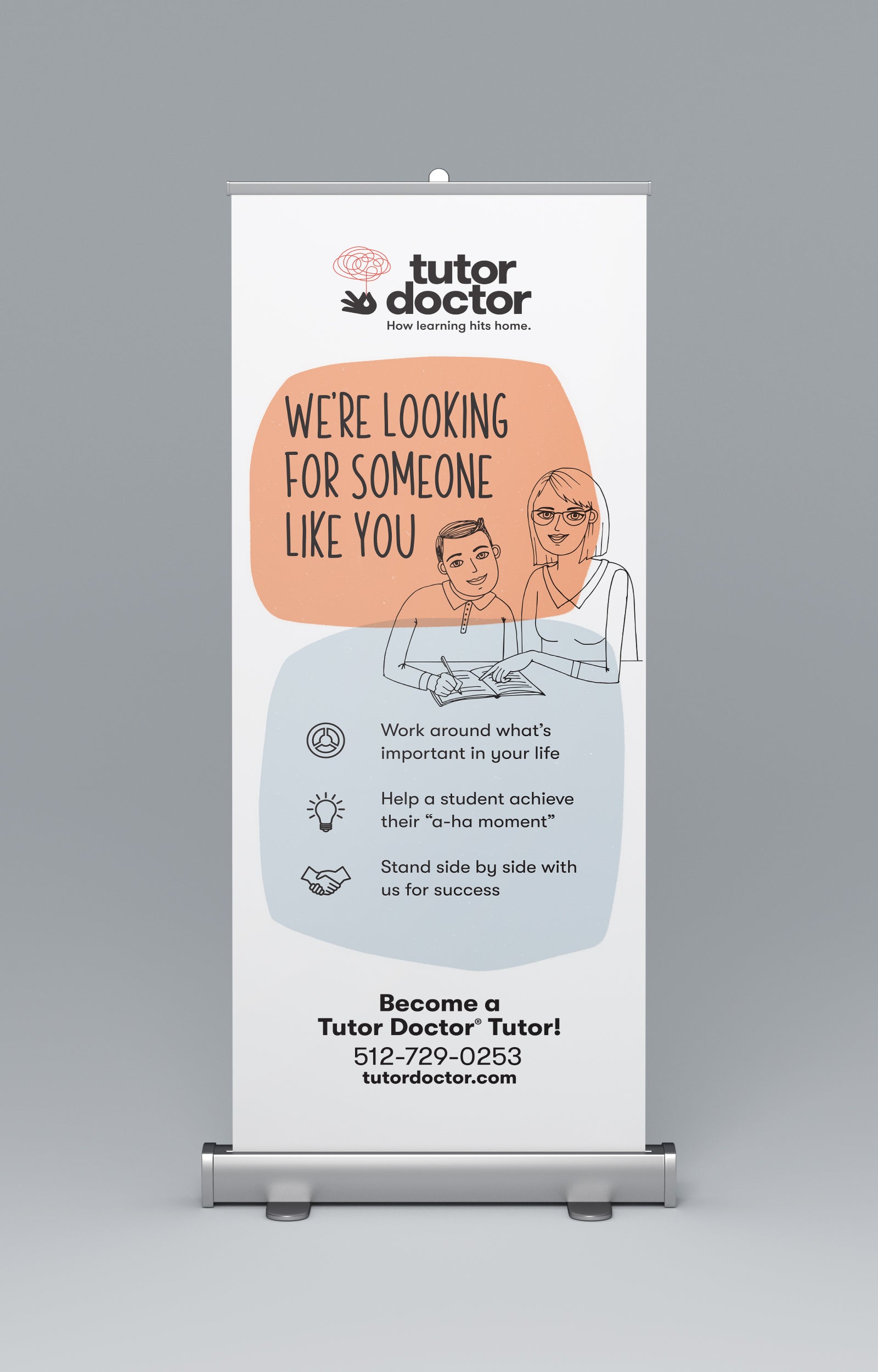 Tutor Recruitment Banner Stand Vs. 3 – Printphics Inc.
